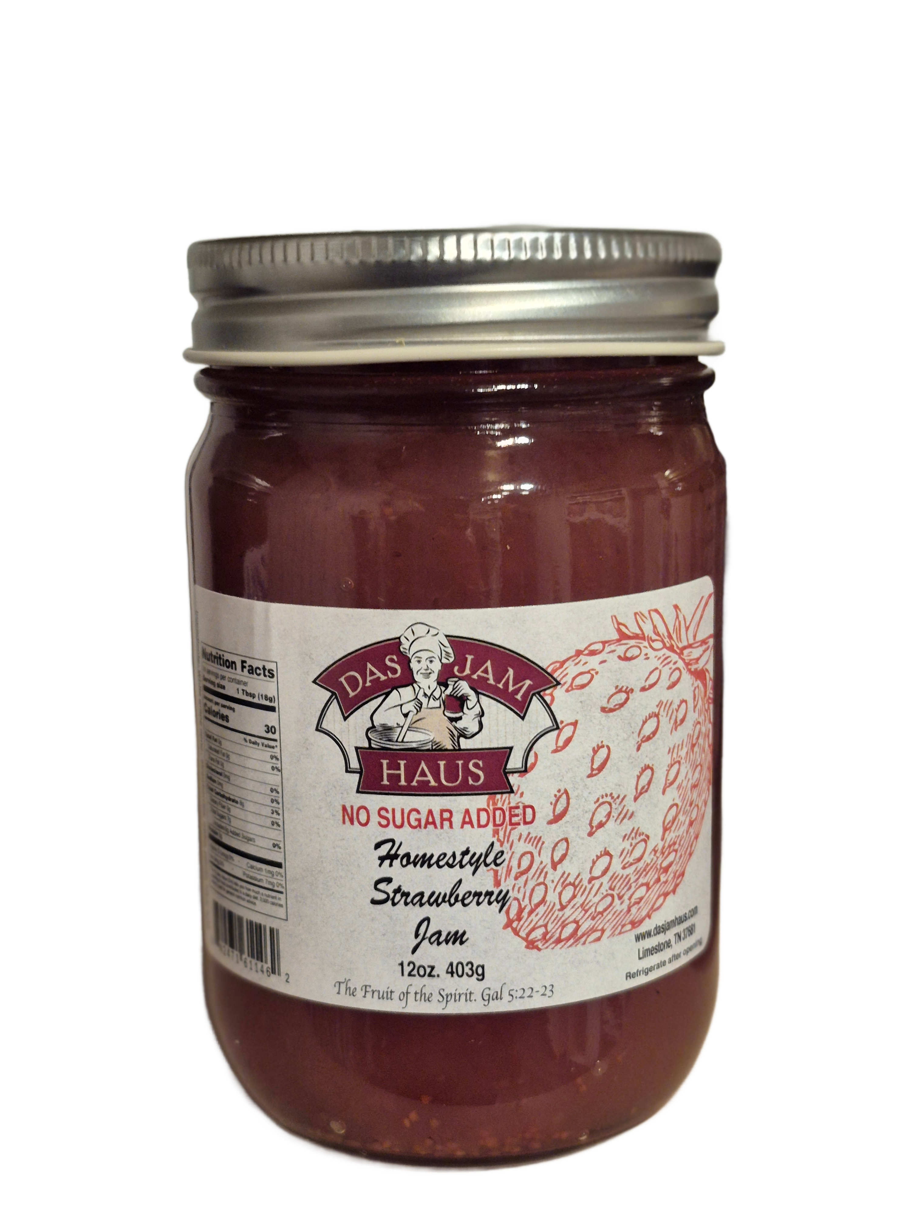 Das Jam Haus No Sugar Added Strawberry Jam – midwestvintagecompany